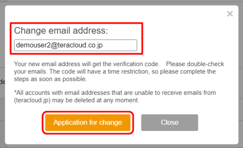 How do I update my e-mail address？|InfiniCLOUD