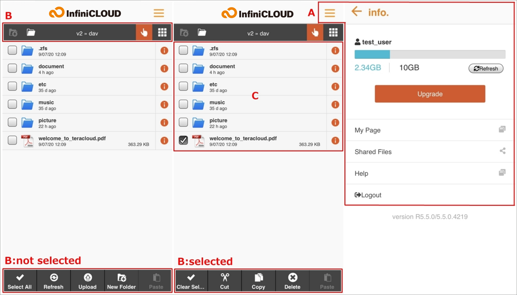 How do I use the File Browser？|InfiniCLOUD | All-In-One Cloud Storage ...