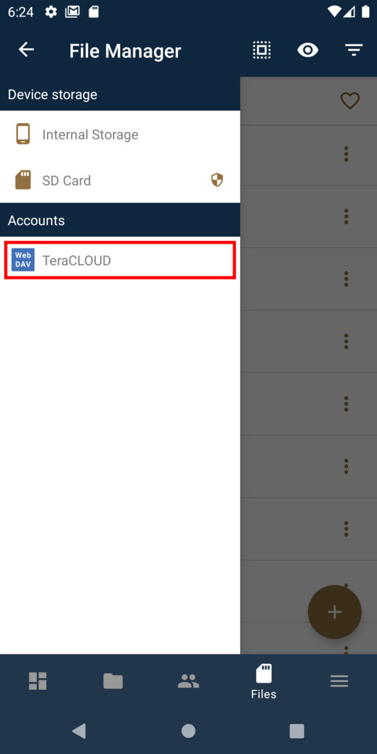 Using FolderSync with InfiniCLOUD|InfiniCLOUD