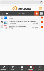 Back up data from your Smartphone|InfiniCLOUD